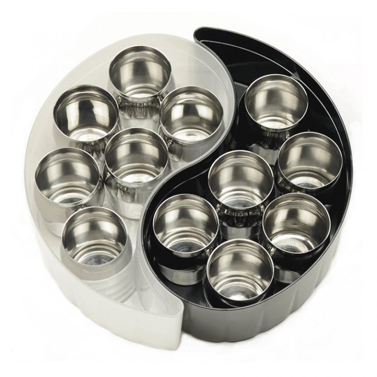 Yin Yang Storage Bin Set – Black & White - Gitadini