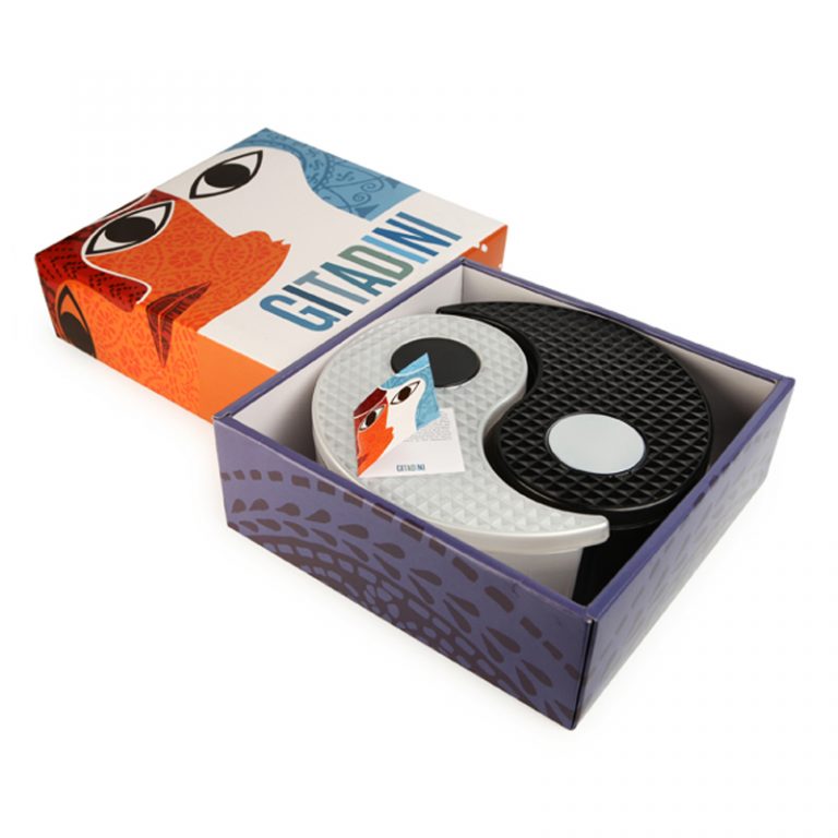 Yin Yang Storage Bin Set – Black & White - Gitadini